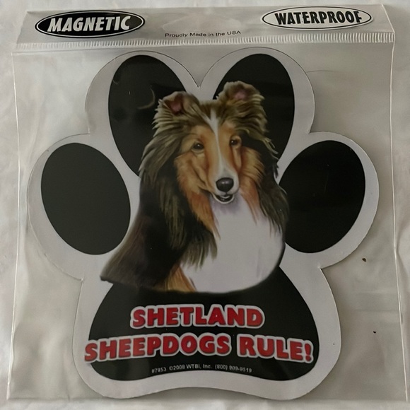 unbranded | Accents | Shetland Sheepdogs Rule Magnet New | Poshmark